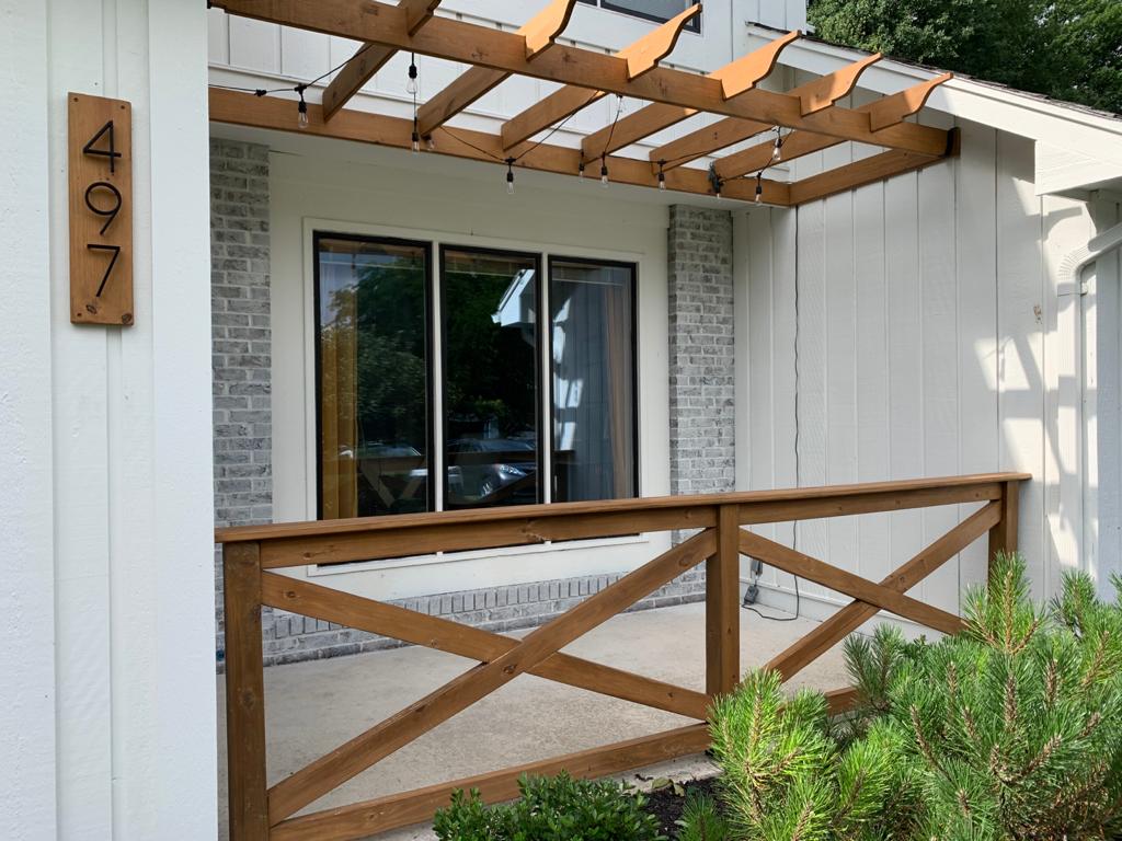 How to Whitewash Exterior Brick Easily - Design by Made In Casita